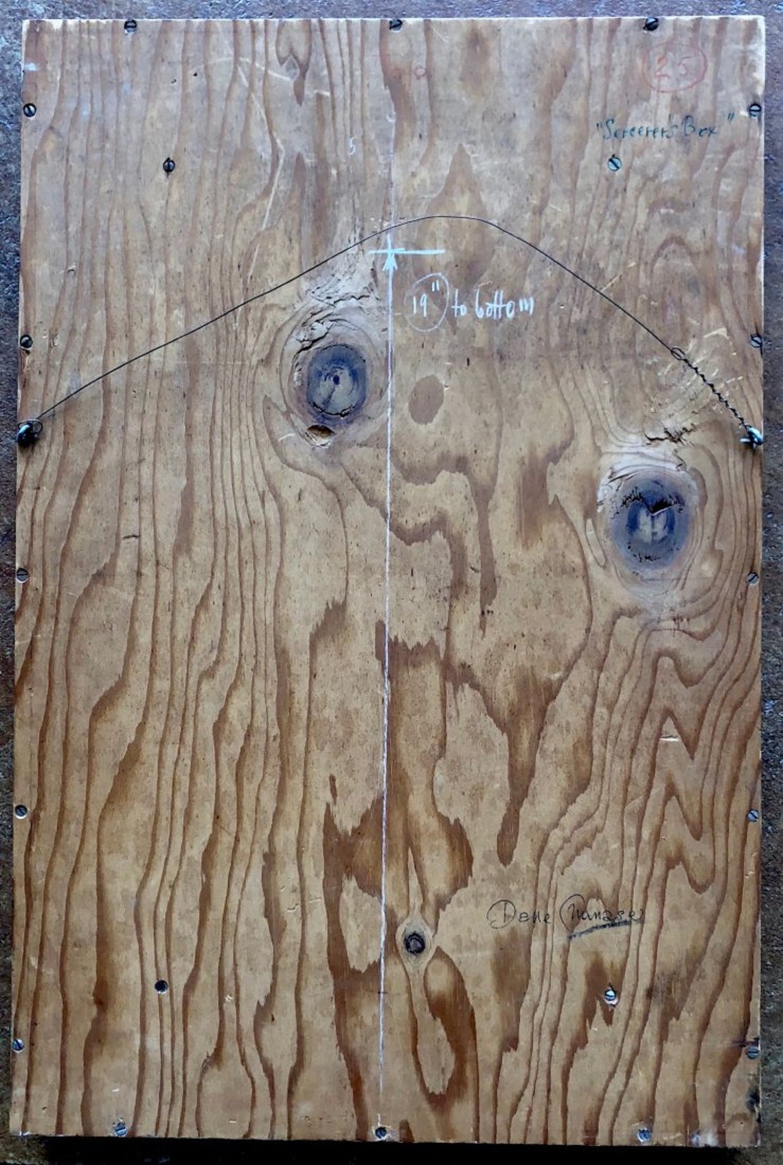 Vintage DANE CHANASE Mixed Media COLLAGE Assemblage, 24x16"", Wood ...