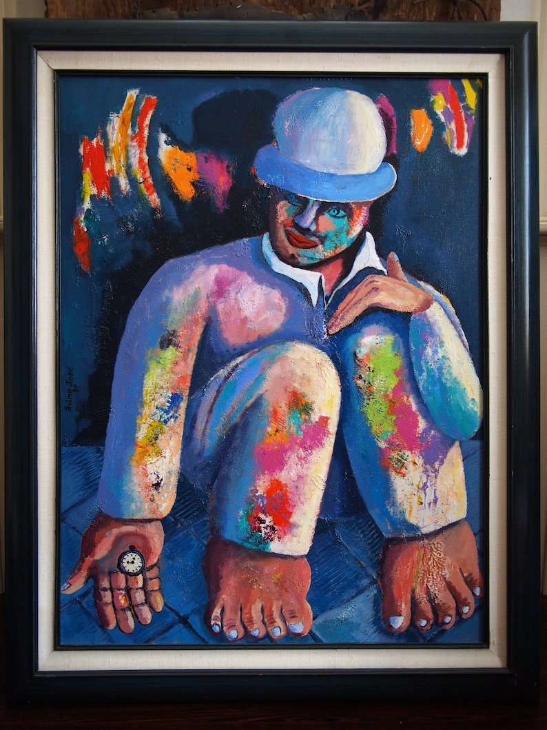 Original JAIME JOSE 1992 Surrealist Portrait PAINTING - Etsy