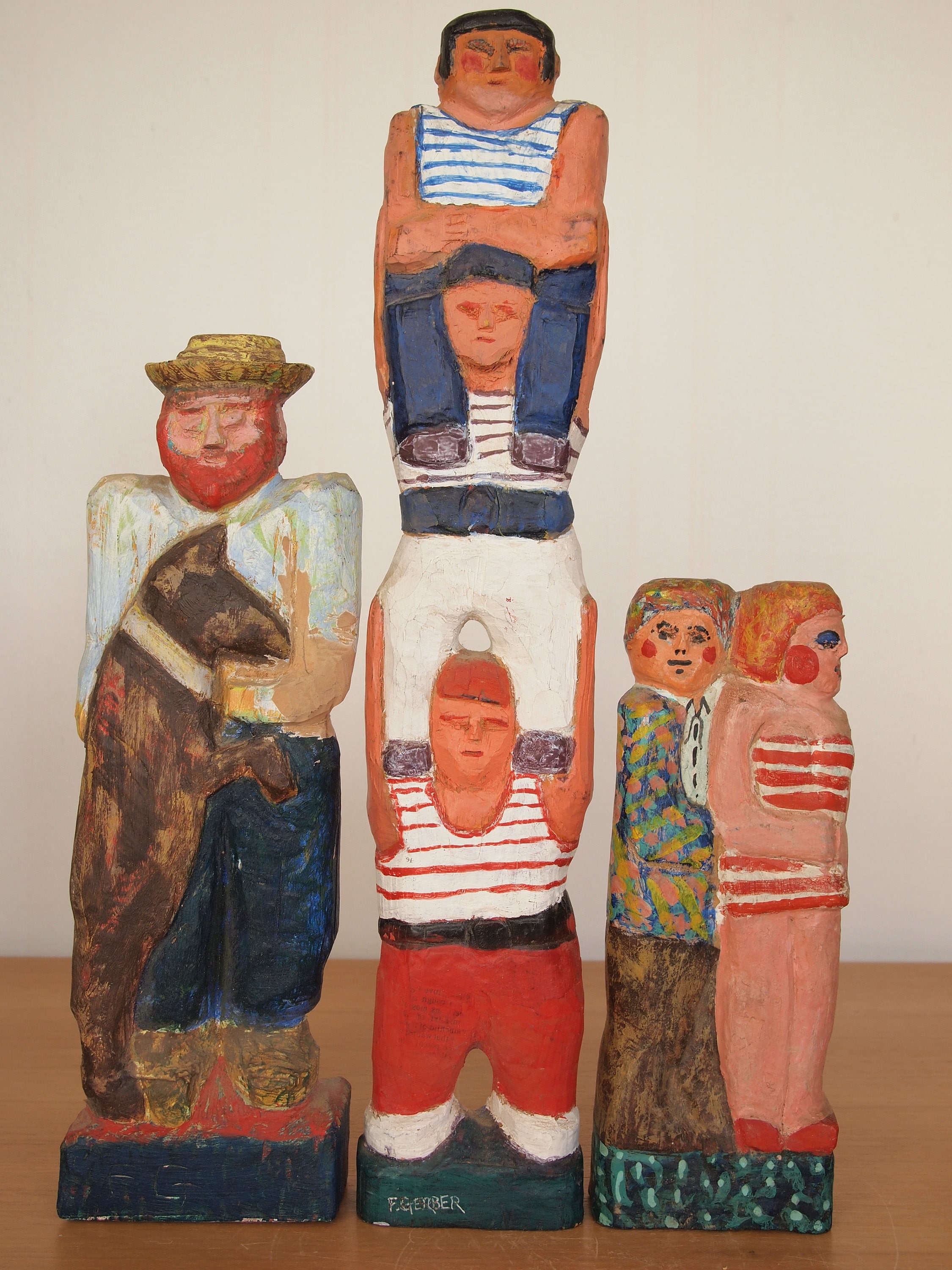 Group 3 FRED GERBER Hand-carved Wood SCULPTURE 17 | Etsy