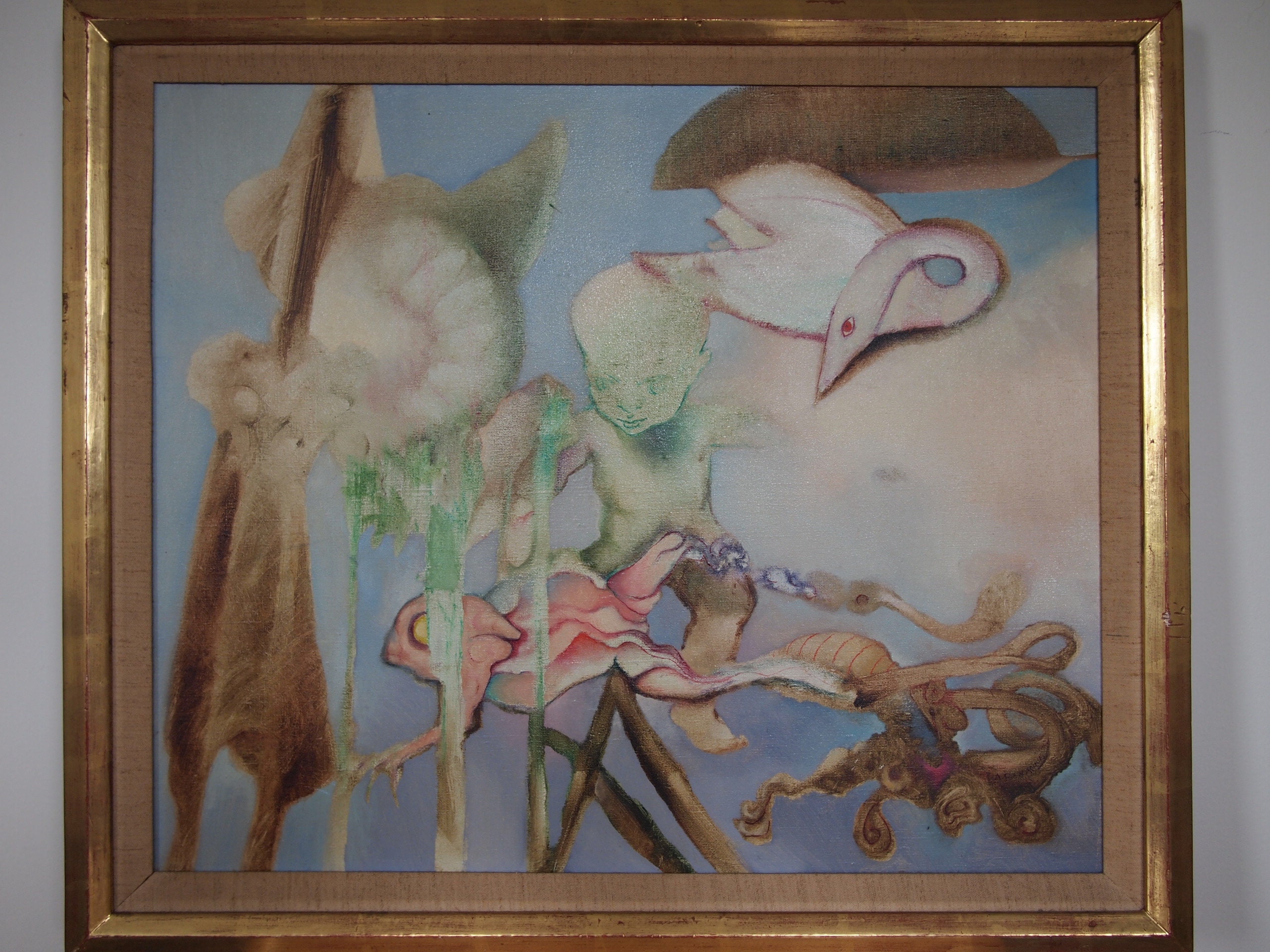 Original ALFIO BONANNO Surrealist Abstract PAINTING - Etsy