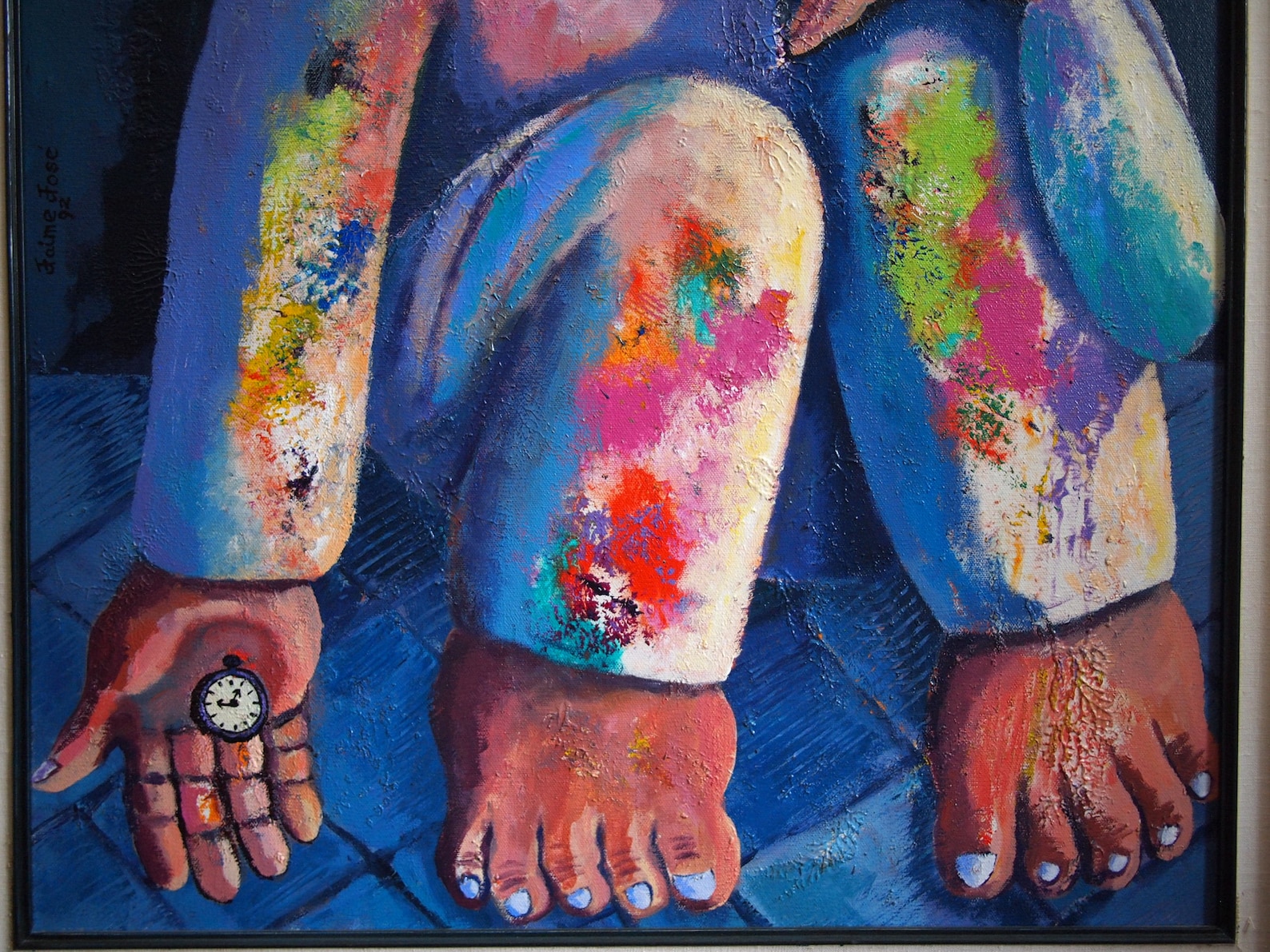 Original JAIME JOSE 1992 Surrealist Portrait PAINTING - Etsy