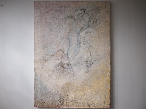 Original ALAN GOLDSTEIN Abstract PAINTING 49x35 Acrylic | Etsy