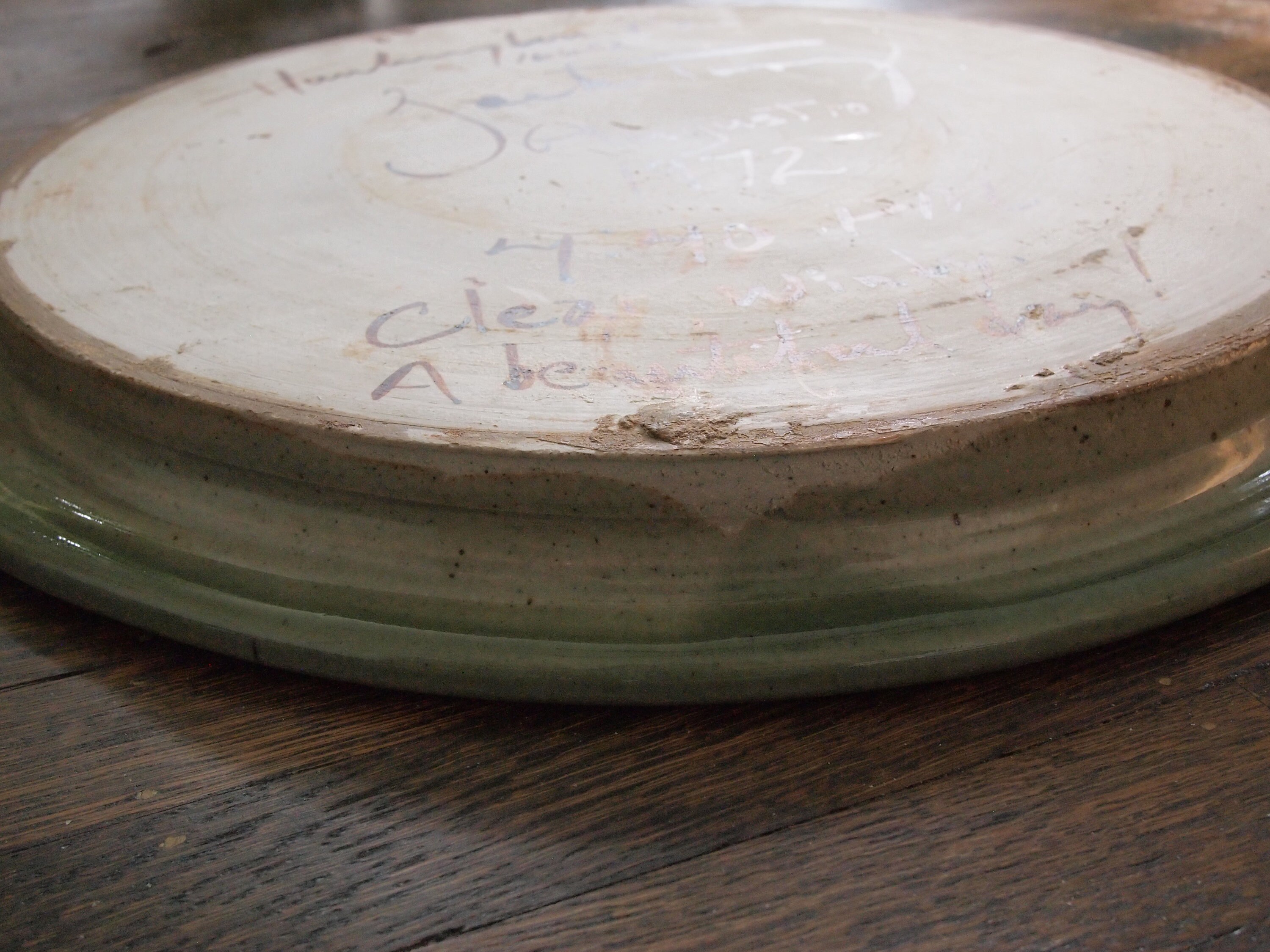 Rare Vintage JACK TROY CHARGER 1972 Large Studio Pottery | Etsy