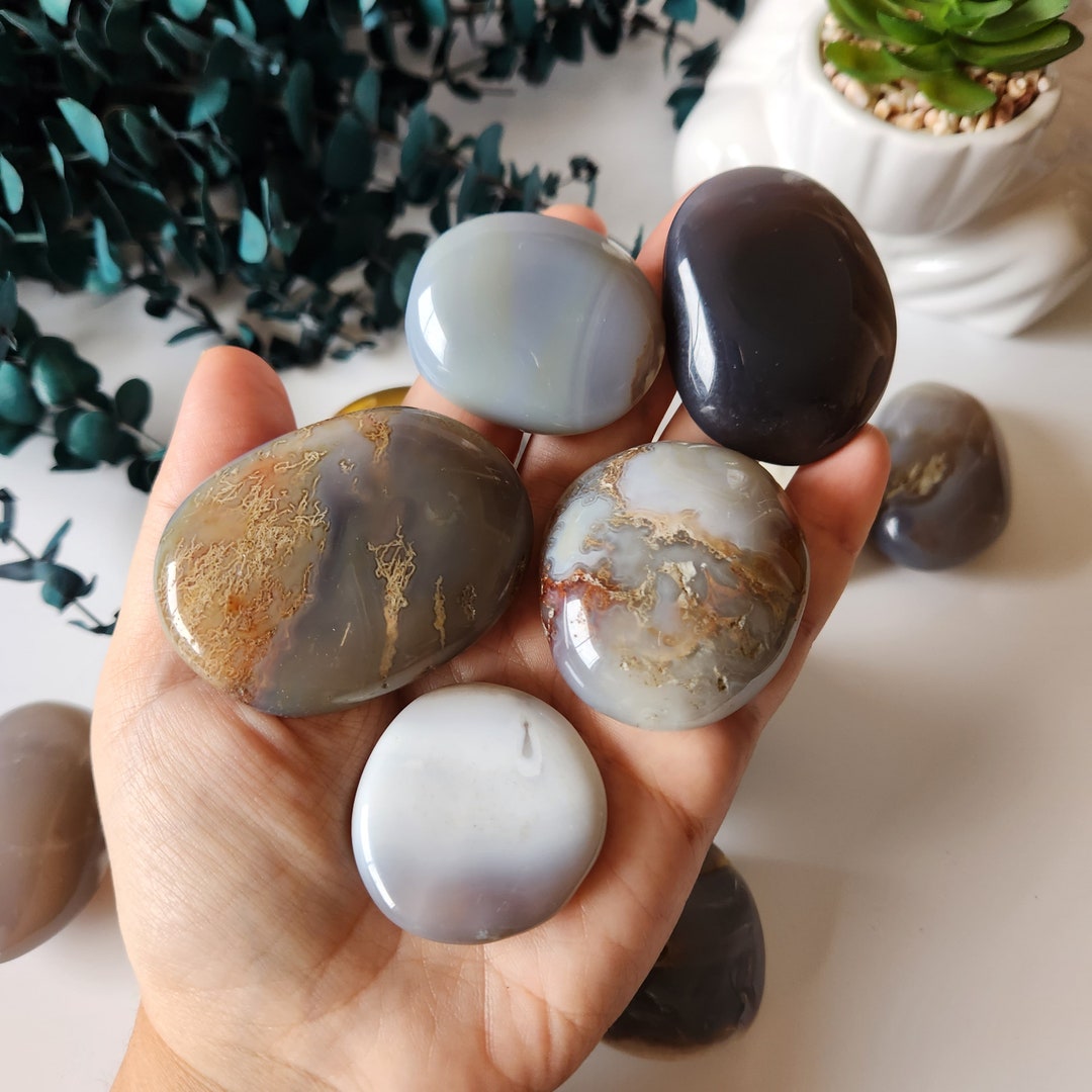 Orca Agate Palm Stones, You Pick Crystal Palm Stone - Etsy