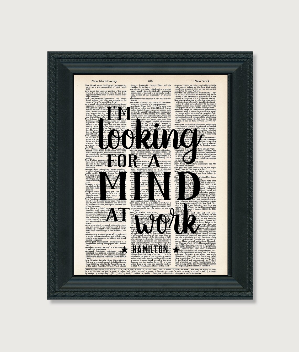 I'm Looking for A Mind at Work - Eliza Schuyler - Schuyler Sisters ...