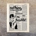 Audrey Hepburn Nothing is Impossible Quote Art Dictionary Page ...