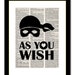 As You Wish - Princess Bride Inspired - Movie Quote - Dictionary Art ...