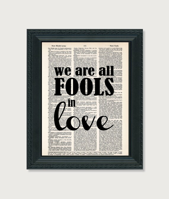 Quotes About Fools In Love
