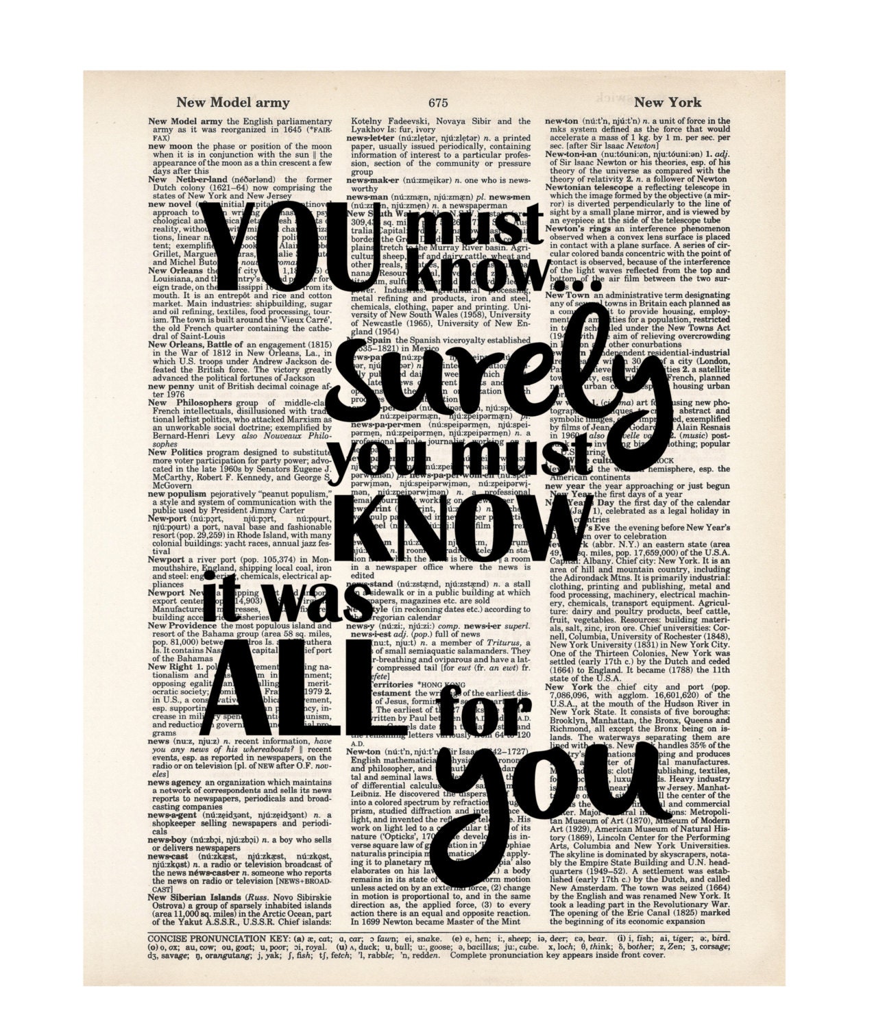 You Must Know Surely You Must Know It Was All for You - Pride and ...