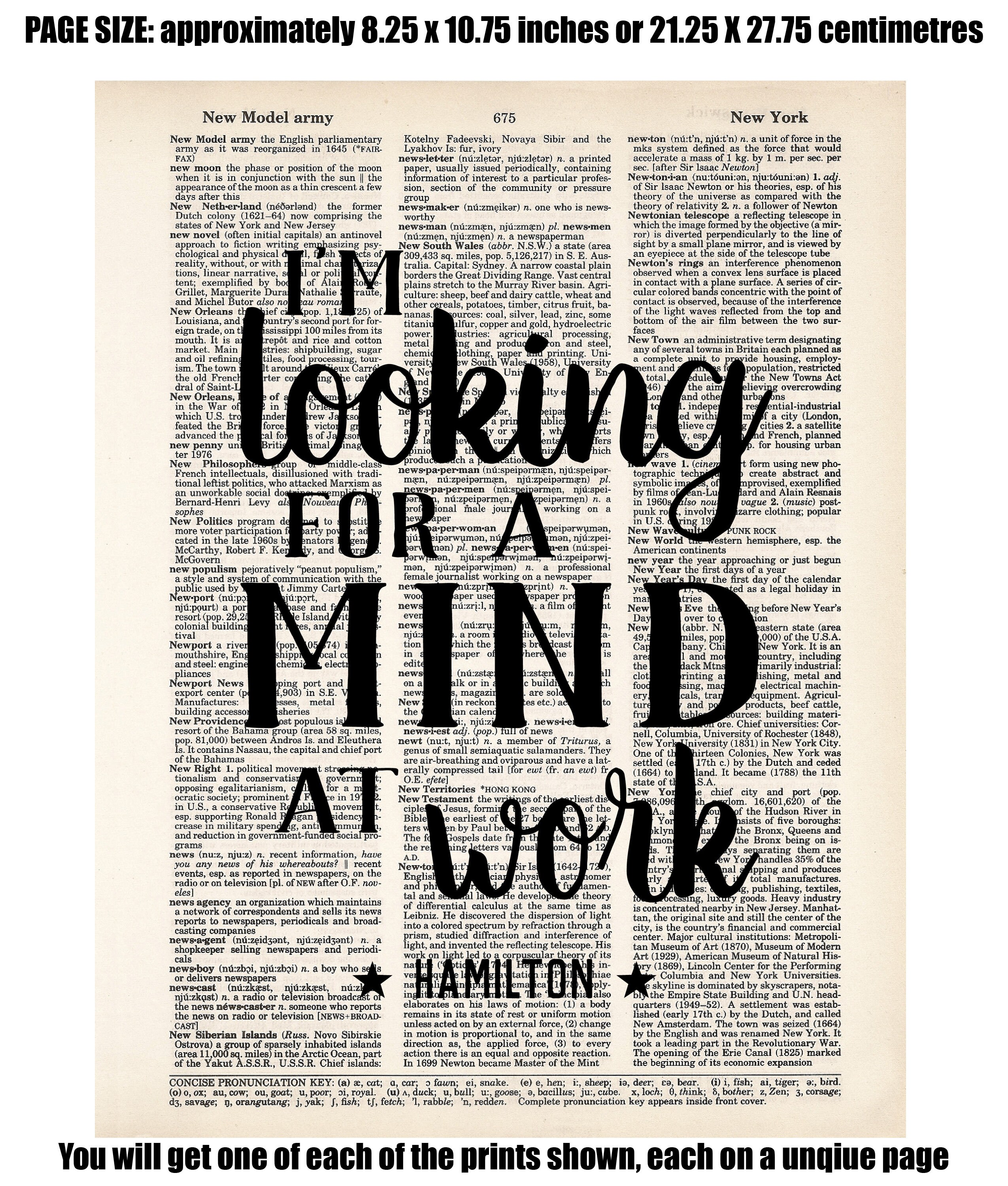 I'm Looking for A Mind at Work - Eliza Schuyler - Schuyler Sisters ...