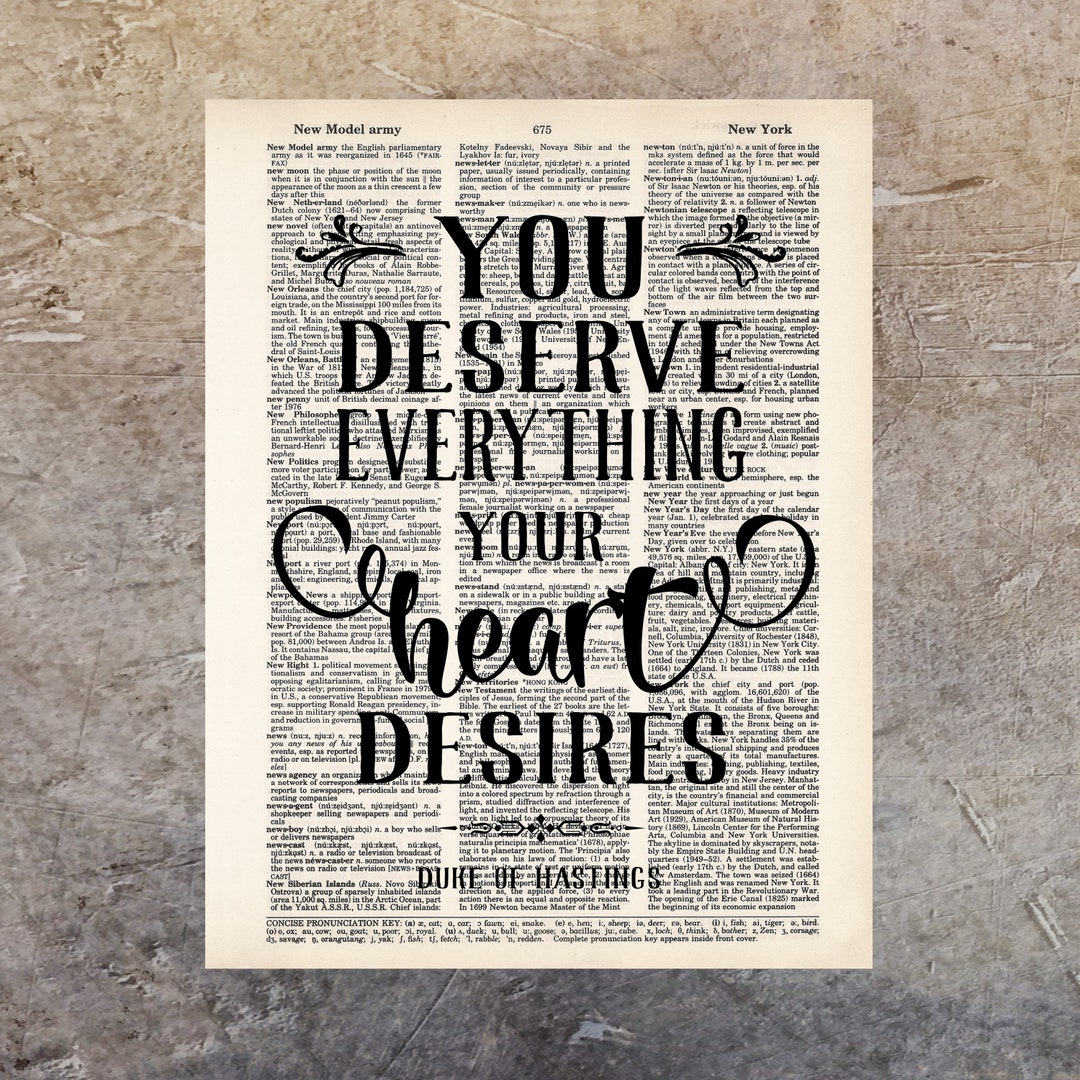 You Deserve Everything Your Heart Desires - Simon Basset - Duke of ...