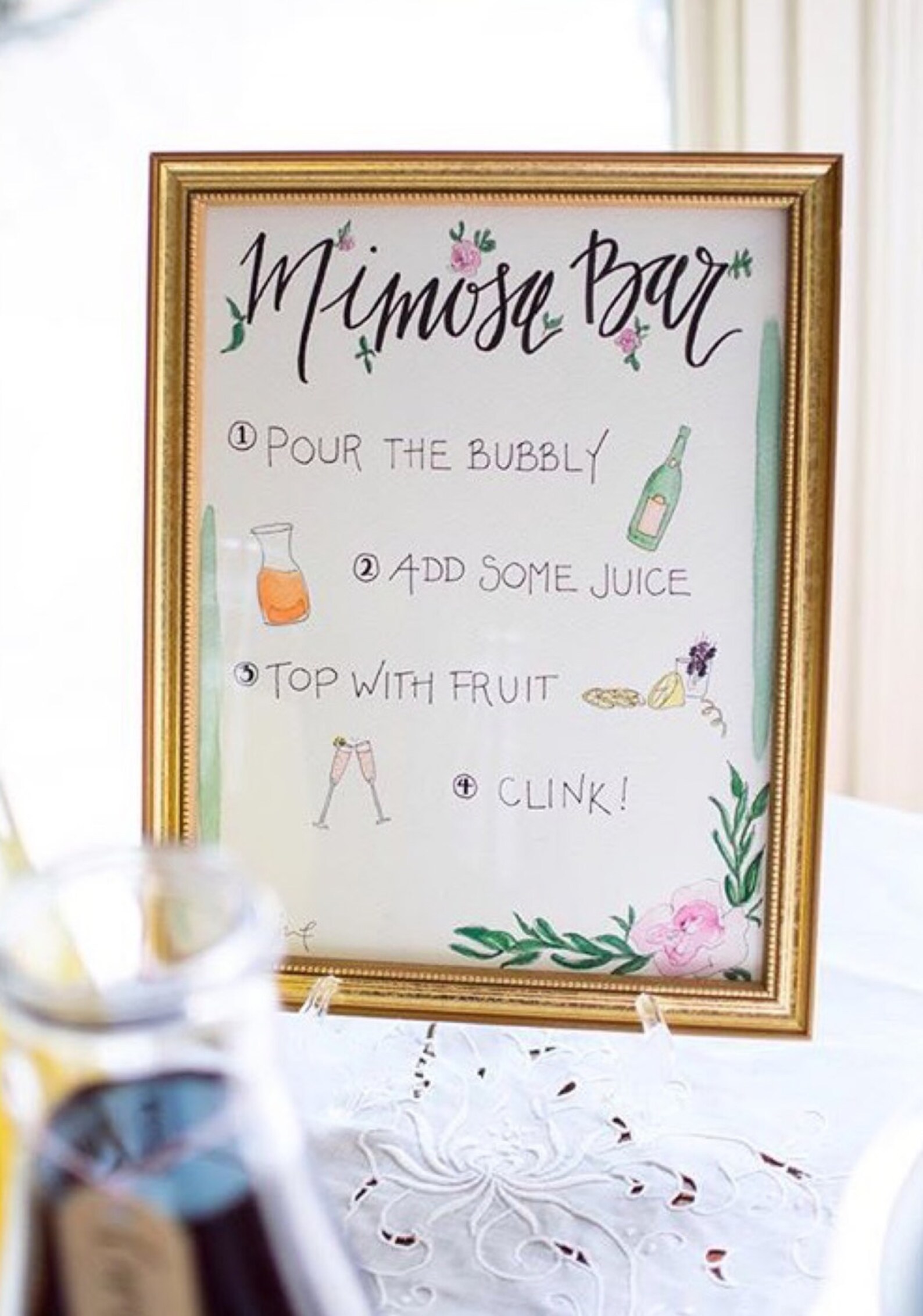 Printable Mimosa Bar Sign - 8.5 X 11" - Etsy