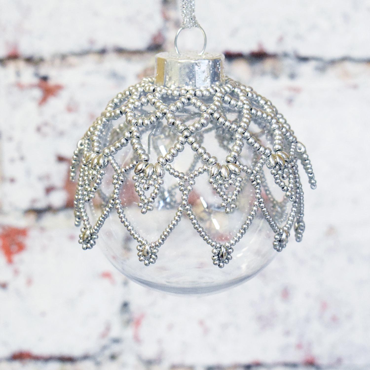 Beaded Bauble Kit: Festive Christmas Tree Decoration, DIY Craft - Etsy