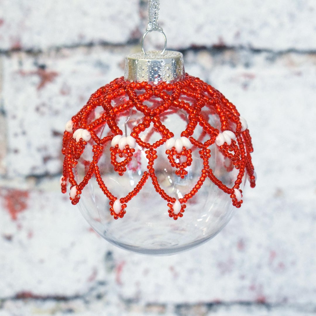 Beaded Bauble Kit: Festive Christmas Tree Decoration, DIY Craft - Etsy