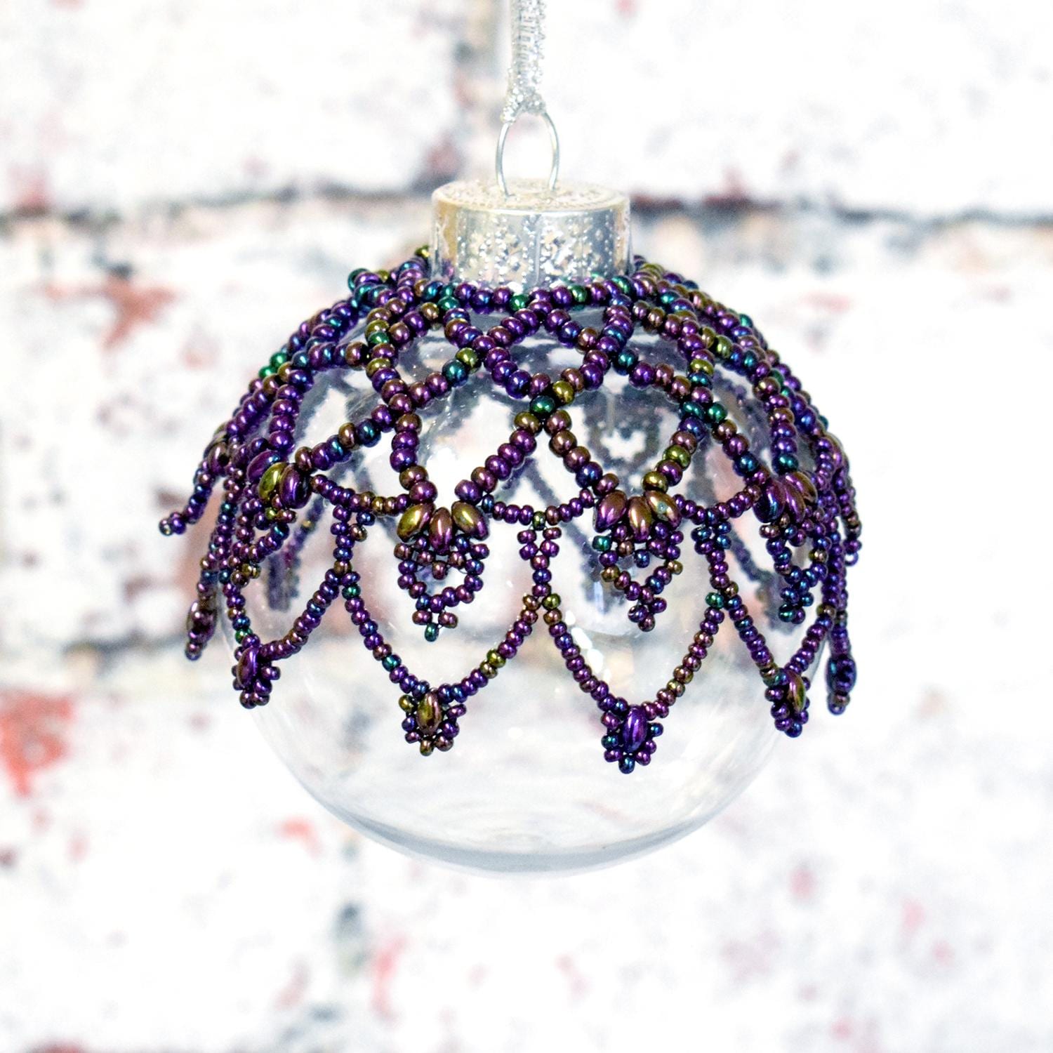 Beaded Bauble Kit: Festive Christmas Tree Decoration, DIY Craft - Etsy