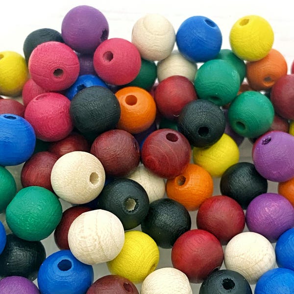 Wooden Beads - Etsy