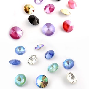 Netted and Beaded Rivoli Bezel Tutorial and Pattern - Etsy