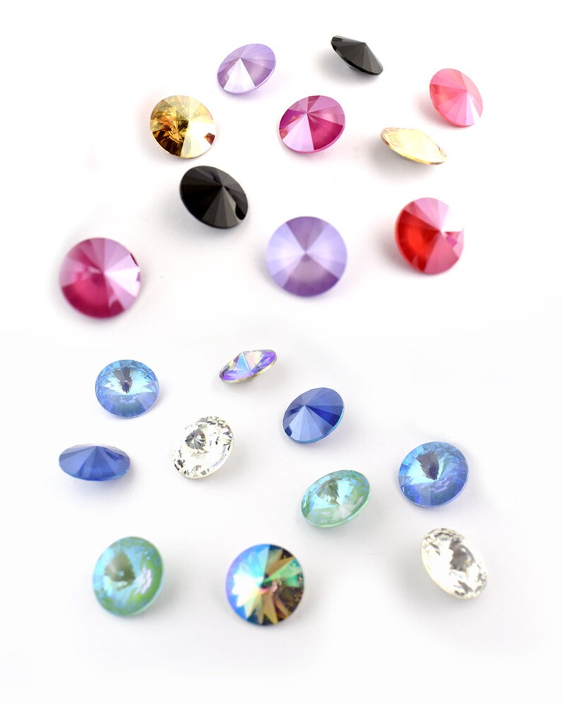 Netted and Beaded Rivoli Bezel Tutorial and Pattern - Etsy