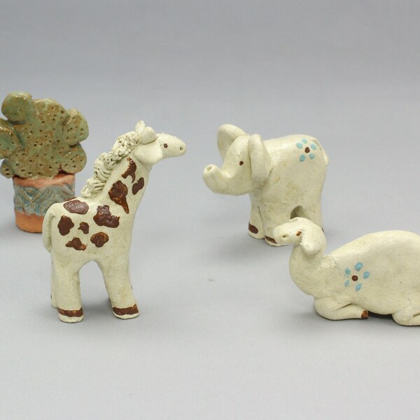 Clay Animals - Etsy