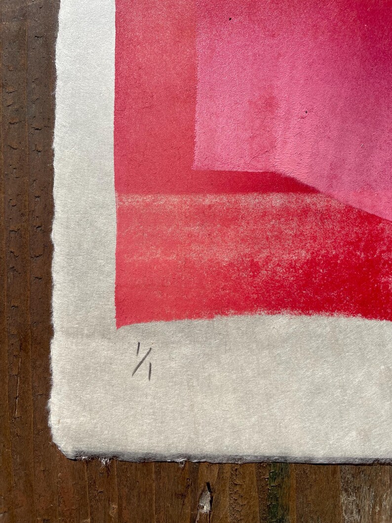 Mono Print, Original Print, Abstract Art, Handmade, Hand Printed - Etsy