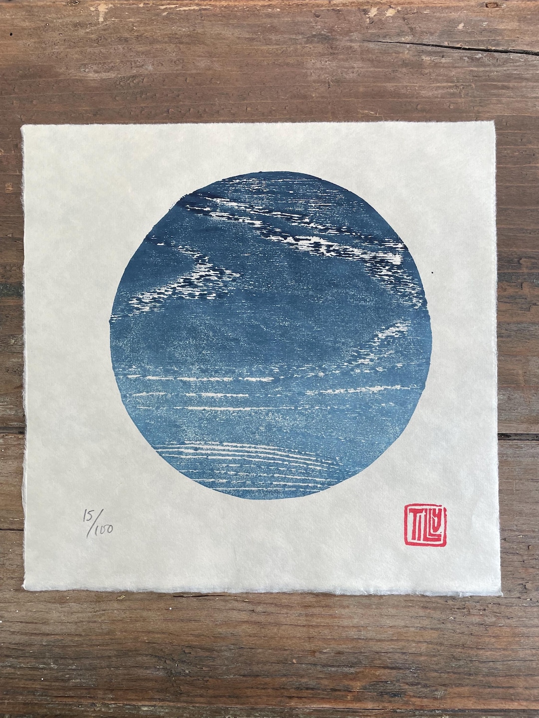 Circular Woodblock Print, Woodcut, Block Print, Artwork, Printmaking ...