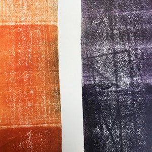 Monoprint, Original Artwork, Abstract, Print, Large Print - Etsy