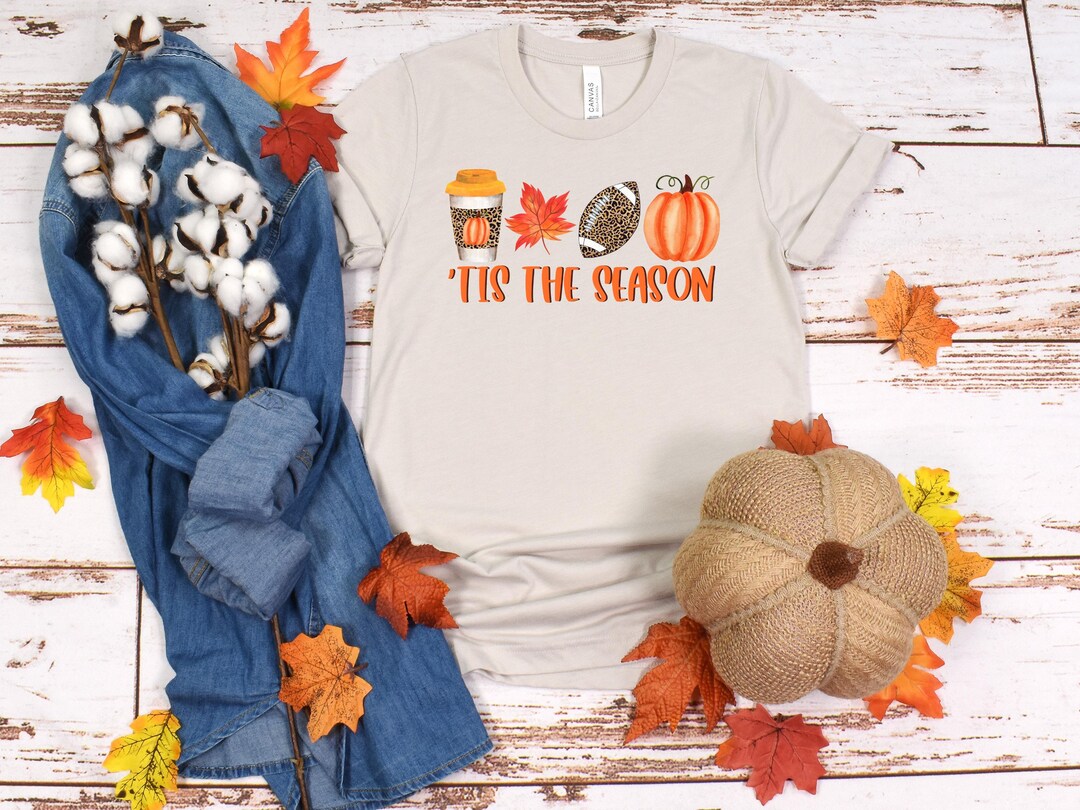 Tis the Season Fall Football T-shirt | Womens Football Shirt | Womens ...