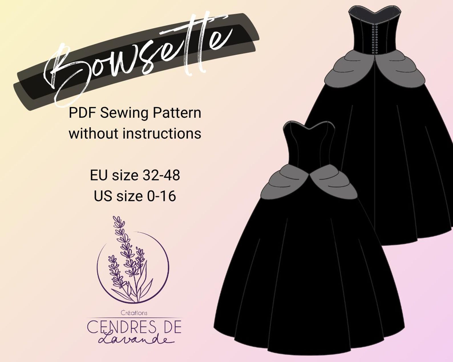 EN Sewing Pattern ~ Bowsette Classic - Nintendo Universe Inspired ...
