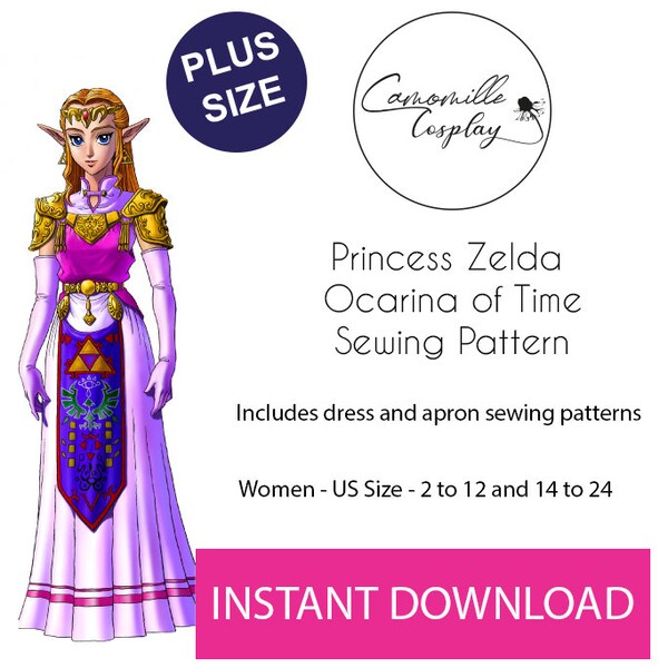 Ocarina of Time Zelda Costume - Etsy