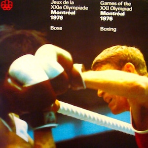 1976 Montreal Summer Olympics Poster - Boxing - COJO - Etsy