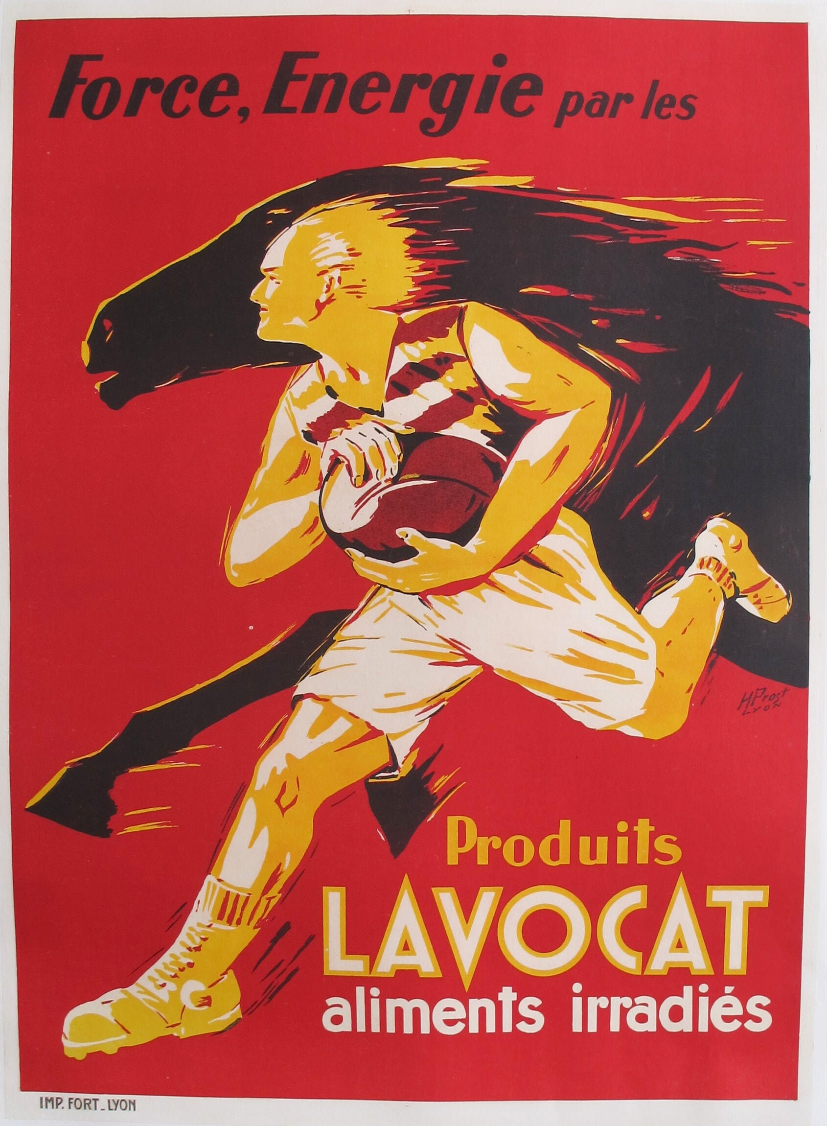 1930s French Art Deco Food Poster, Produits Lavocat - Etsy