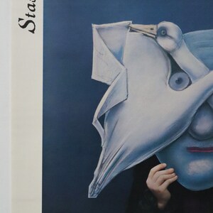 1987 Original Polish Poster, Maski- Rysunki- Stasys - Etsy