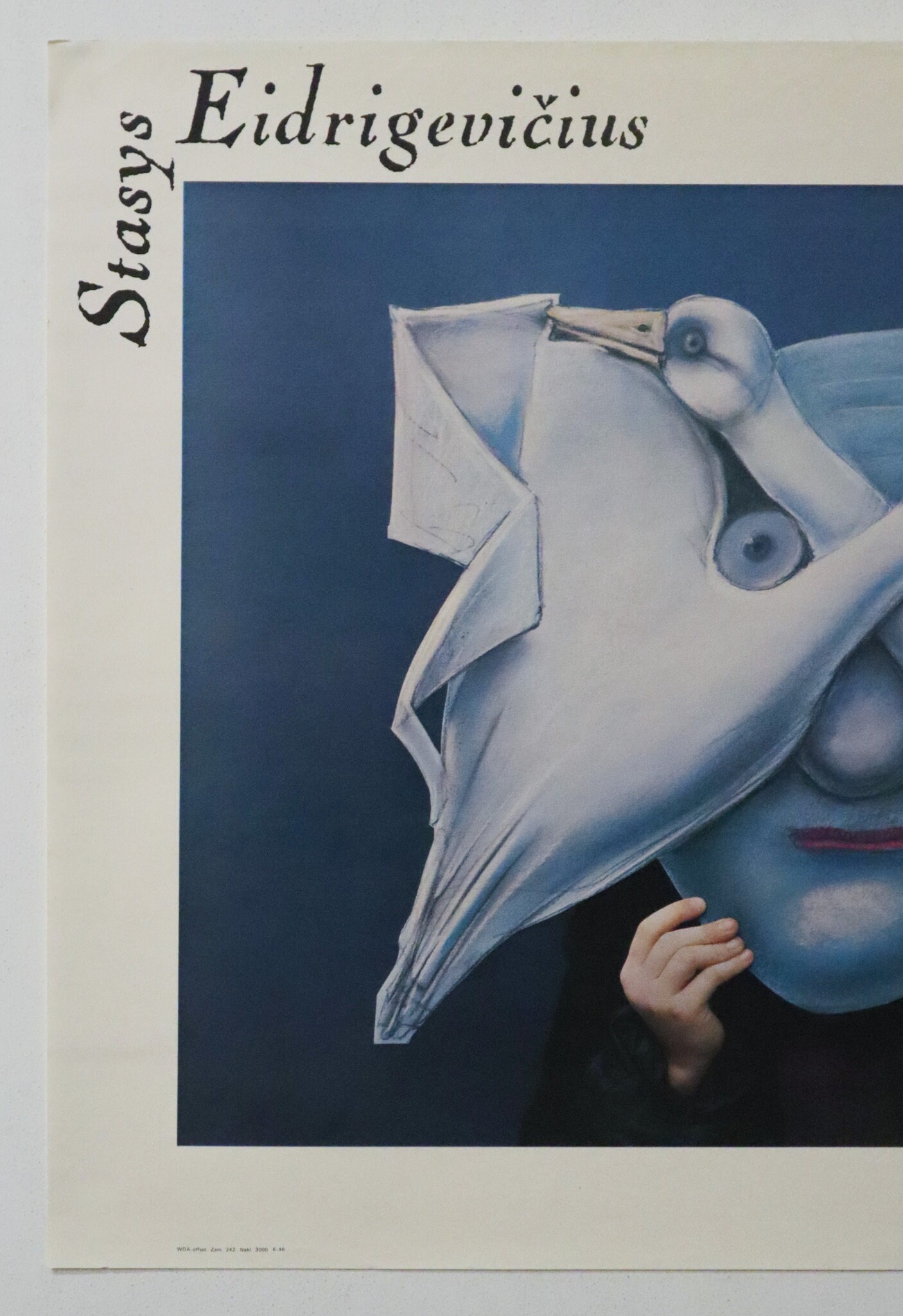 1987 Original Polish Poster, Maski- Rysunki- Stasys - Etsy