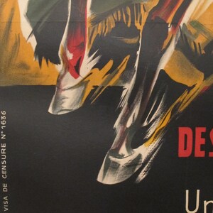 1964 Vintage Movie Poster - Charge Des Tuniques Rouges - Etsy