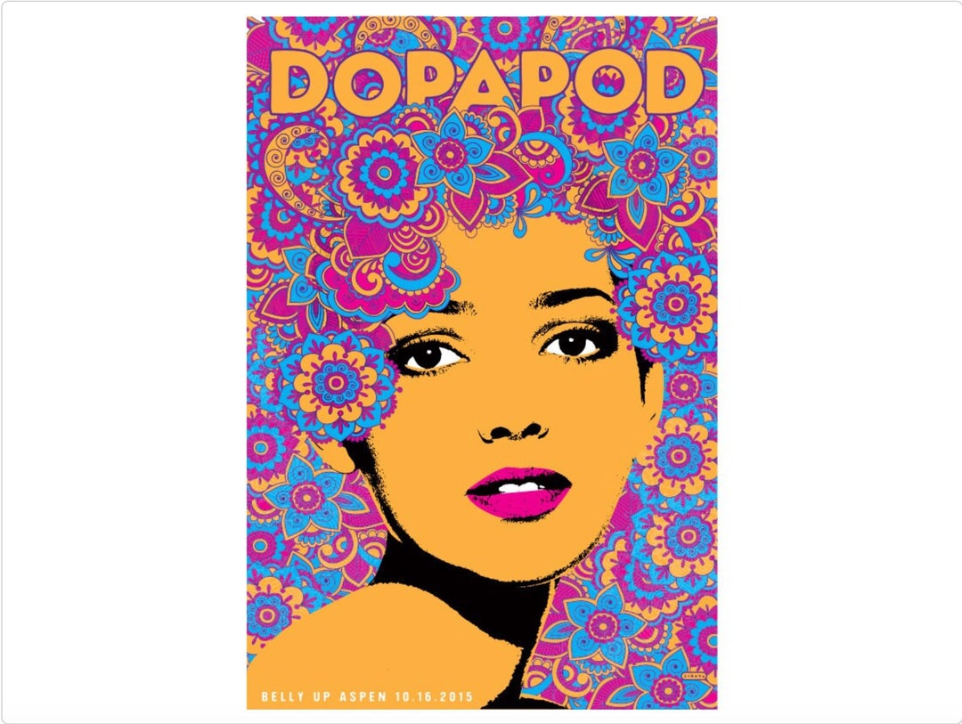 2015 American Concert Poster - Dopapod, Scrojo (belly Up) - Etsy