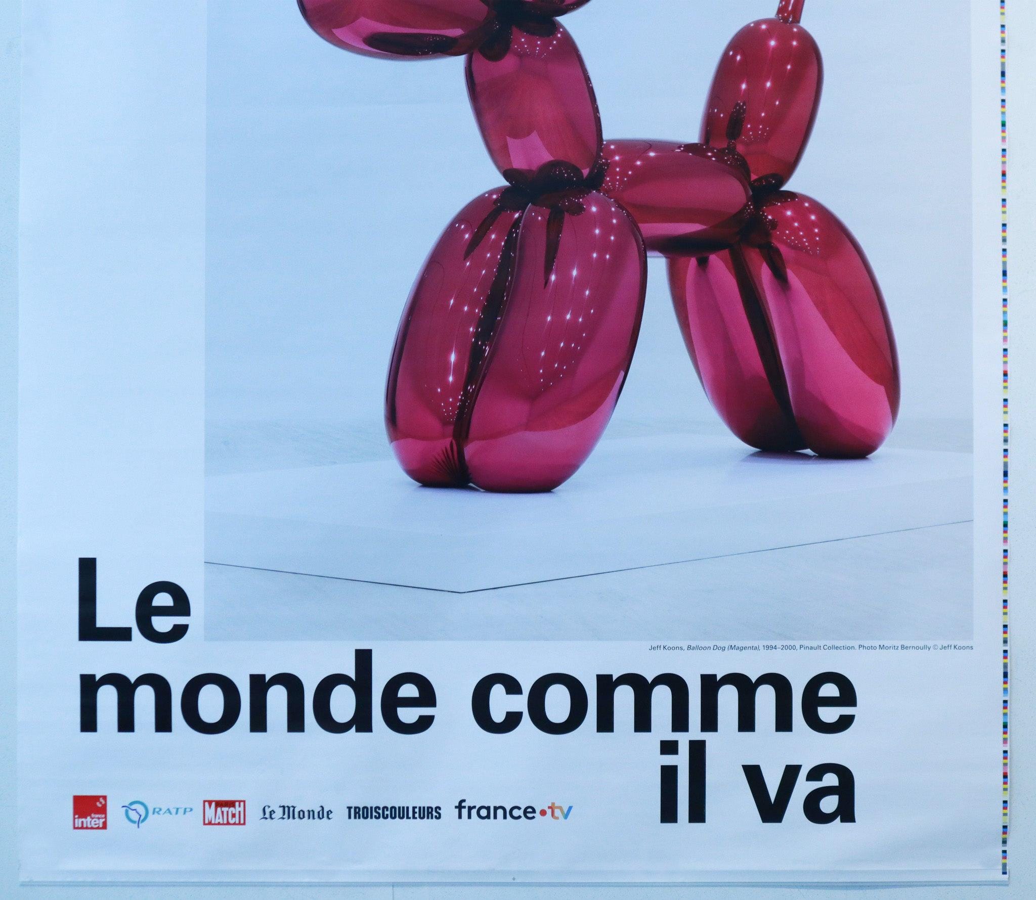 2024 French Exhibition Poster , Jeff Koons, Pinault Collection ...