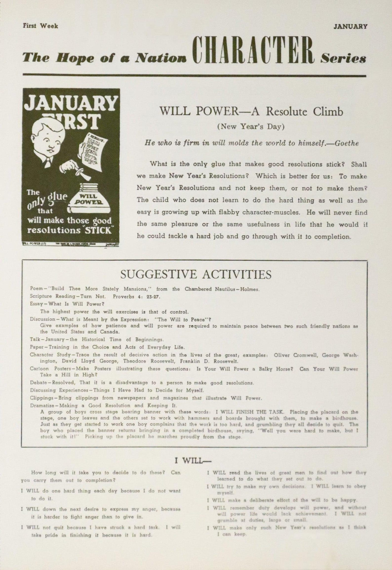 1937 American Hope of a Nation Poster Series, Will Power (resolutions ...
