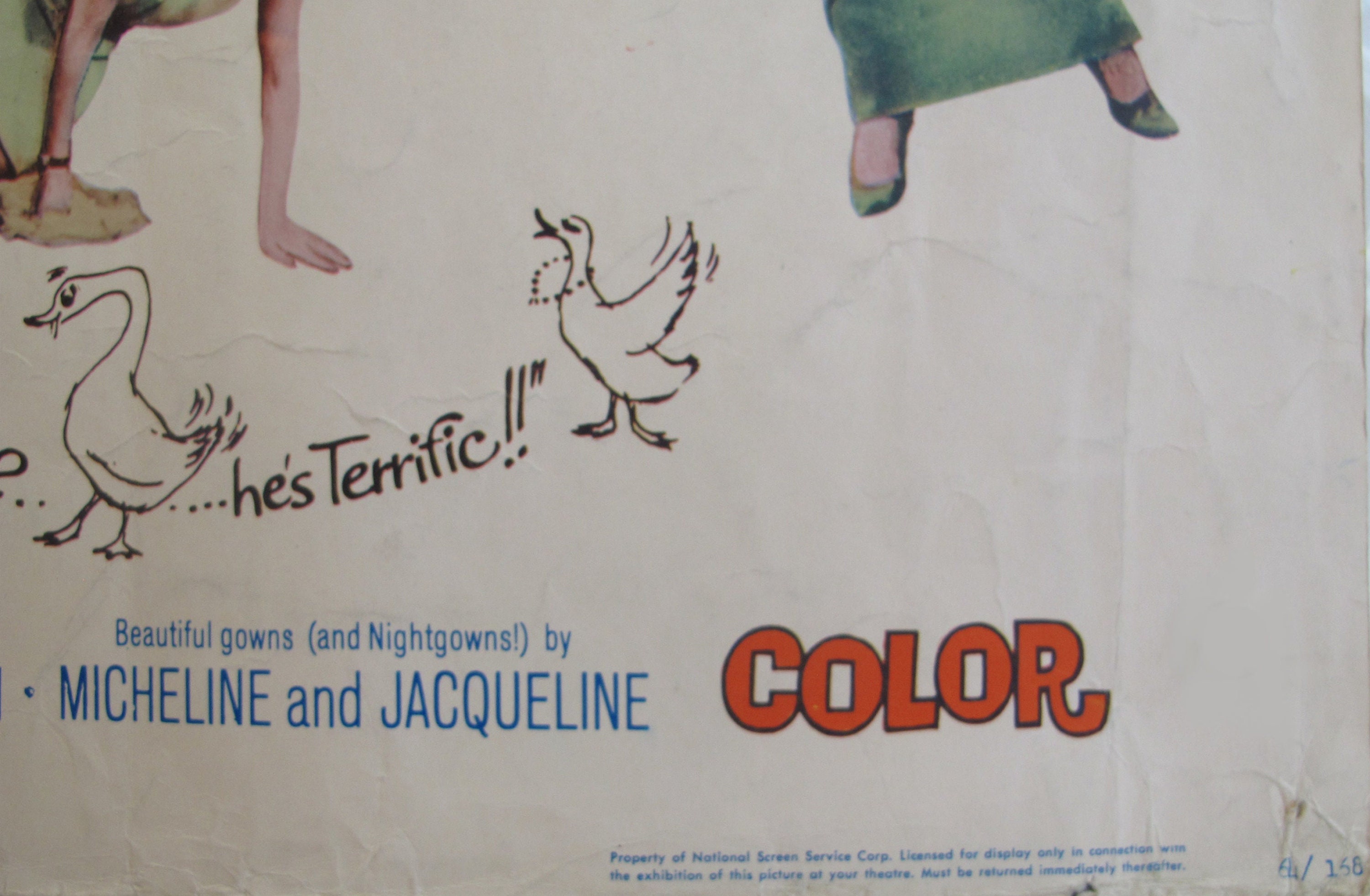 1964 Original American Movie Poster good Neighbor Sam With Jack Lemmon ...