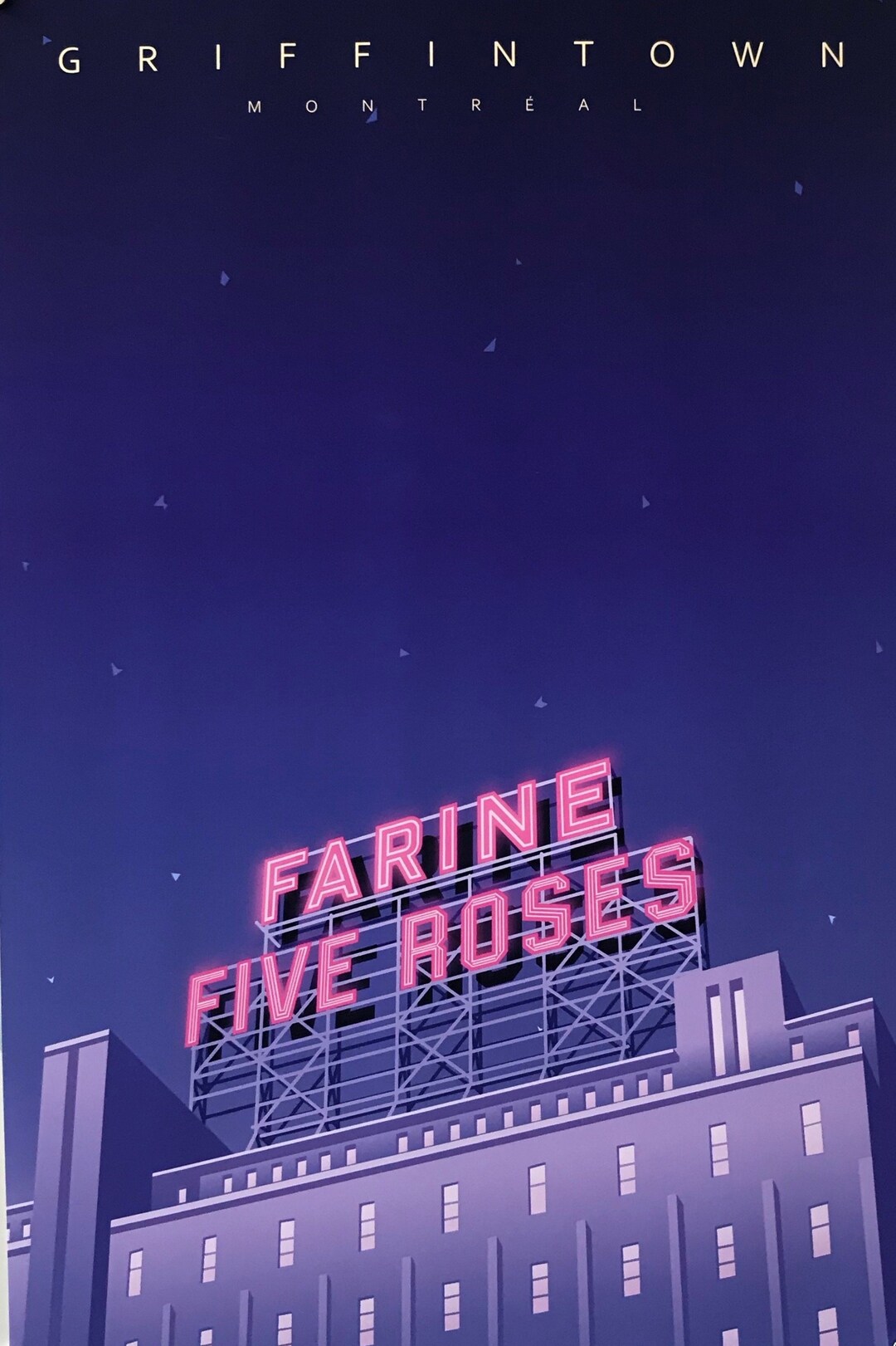 2020 Contemporary Montreal Poster Farine Five Rose - Etsy