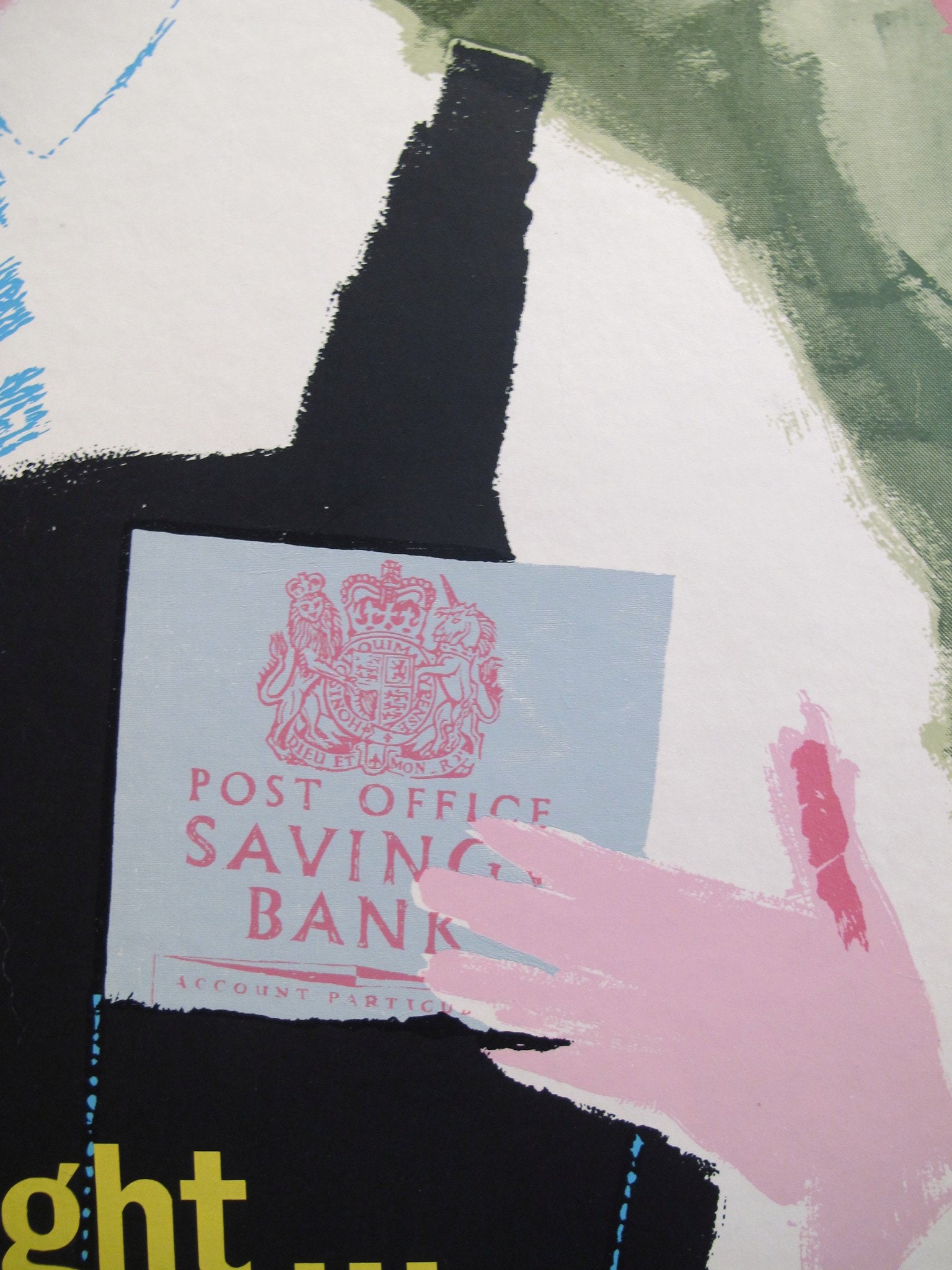 1960s Original British Poster, Post Office Savings Bank - Harry ...