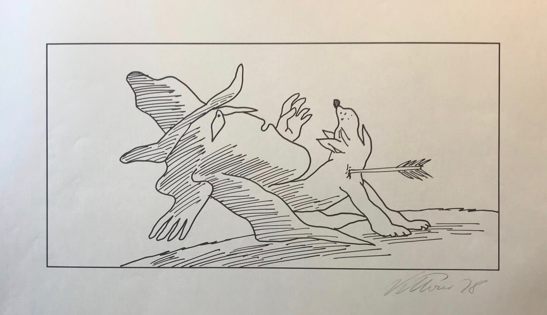 1978 Original Vittorio Fiorucci Poster Man and His Dog 6 - Etsy