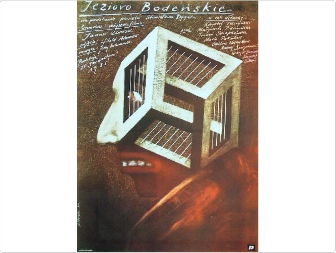 1986 Polish Movie Poster, Jezioro Bodeńskie (janusz Zaorski, Dir ...
