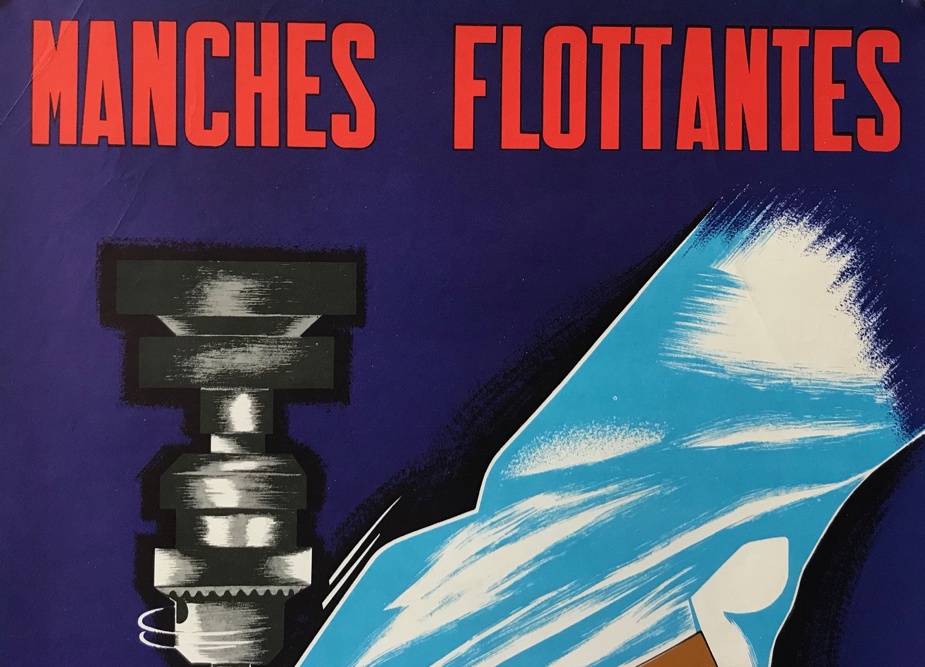 1970 Original French Workplace Safety Poster Manche - Etsy