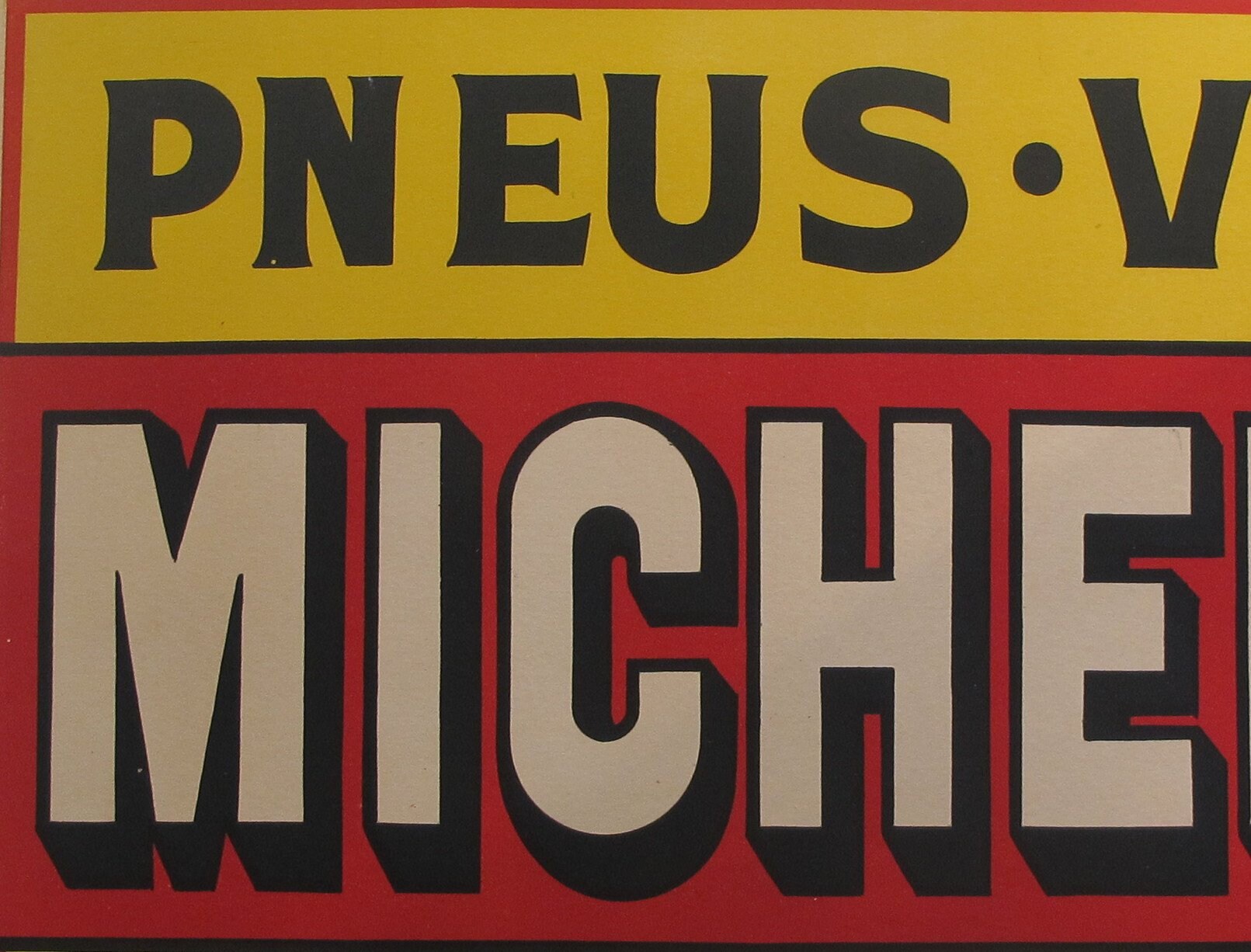 1920s Original Horizontal Art Deco Advertisment Poster - Michelin ...