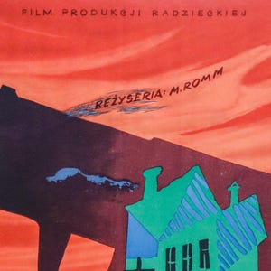1956 Polish Movie Poster, zbrodnia Przy Ul Dantego murder on Dante ...