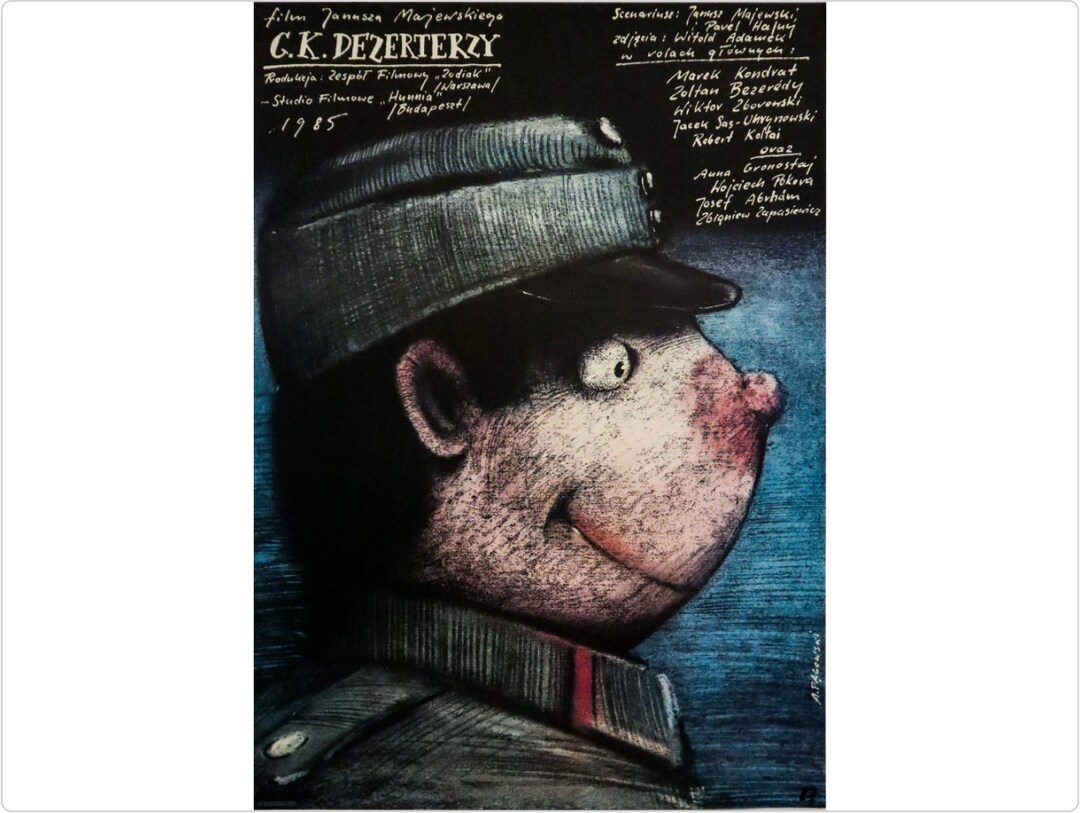 1985 Polish Movie Poster, C.K. Dezerterzy (janusz Majewski, Director ...
