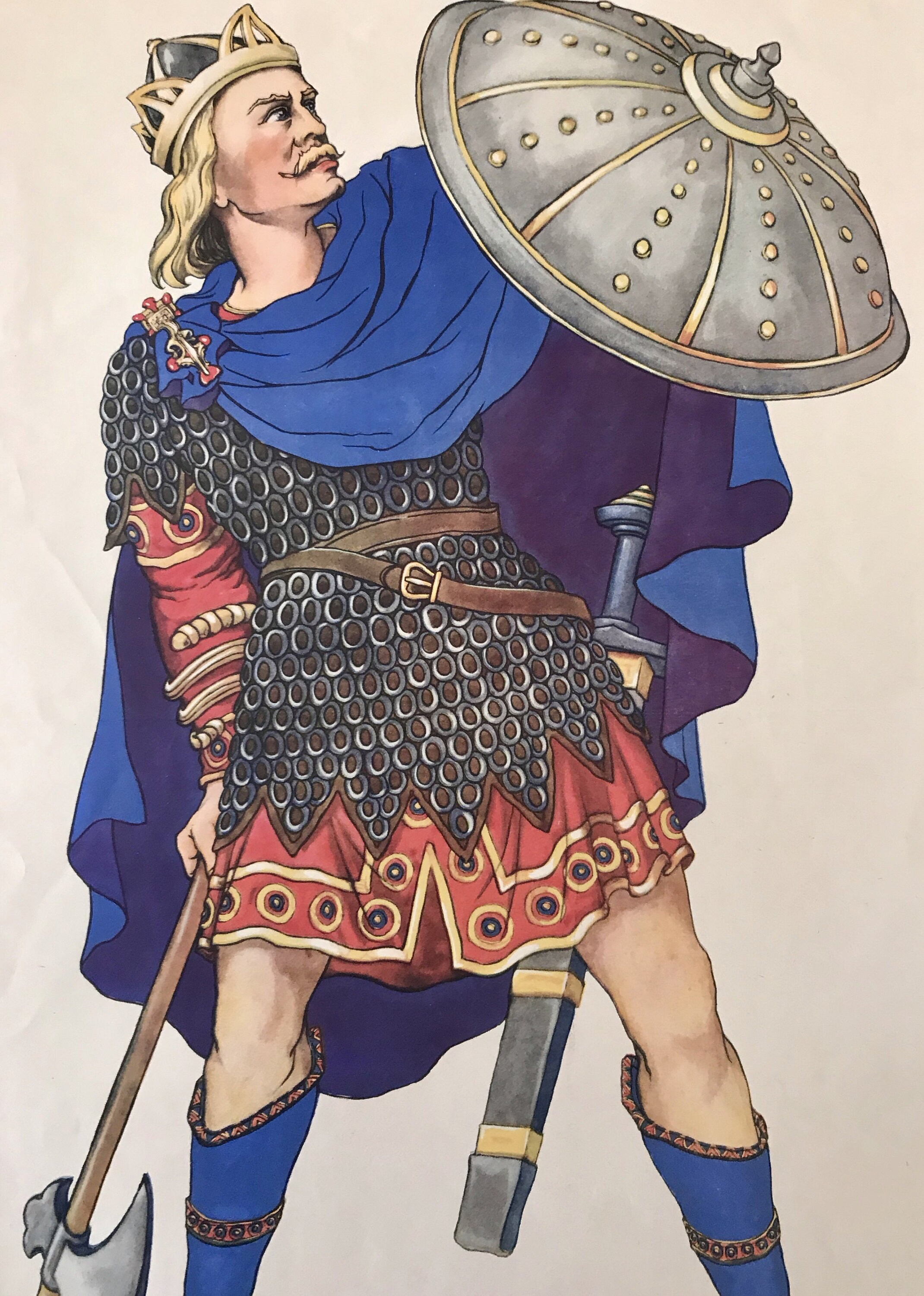 1920s British Historical Teaching Posters, Set of 5 (Julius Caesar ...