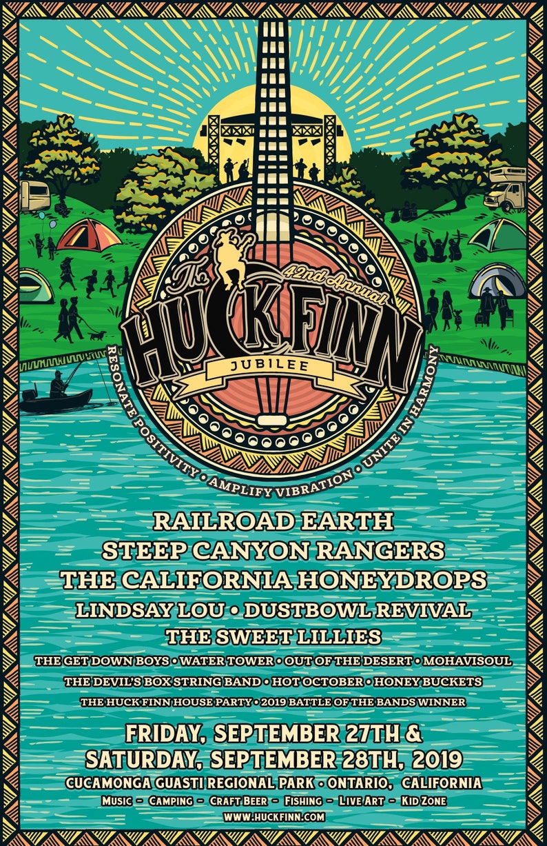 Huck Finn Jubilee 2019 Poster - Etsy