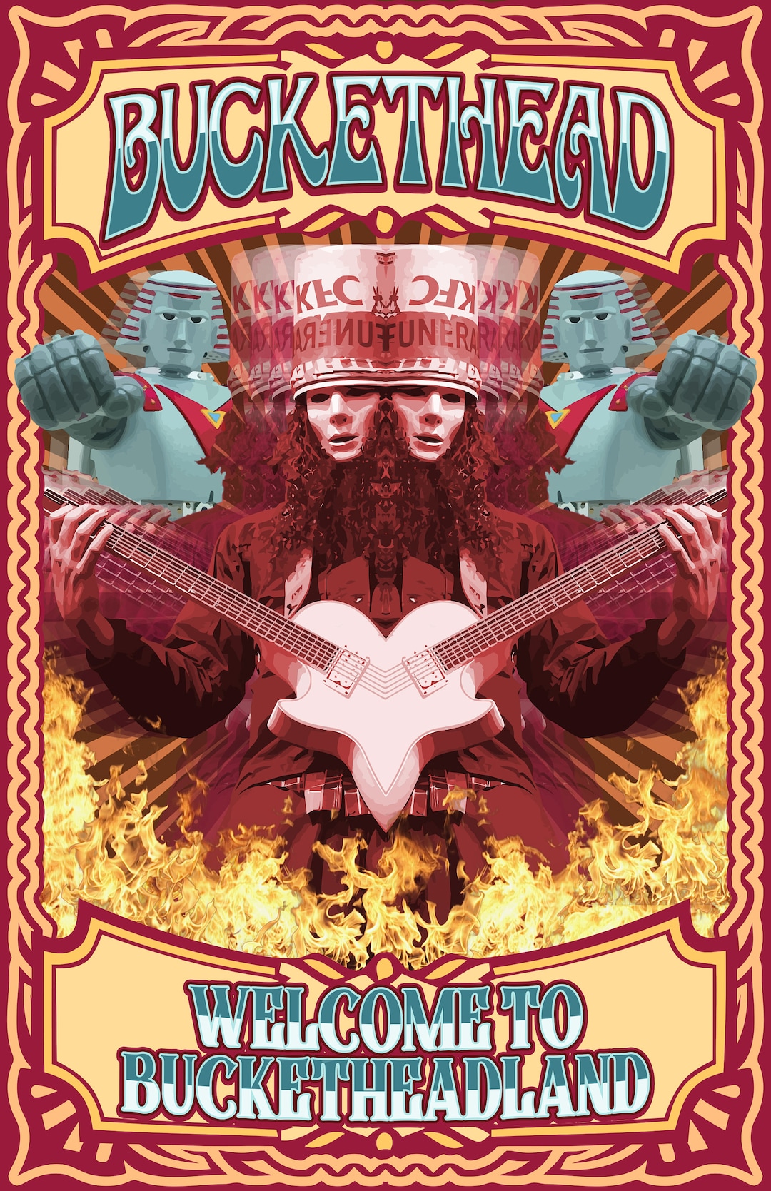 Welcome to Bucketheadland Poster - Etsy