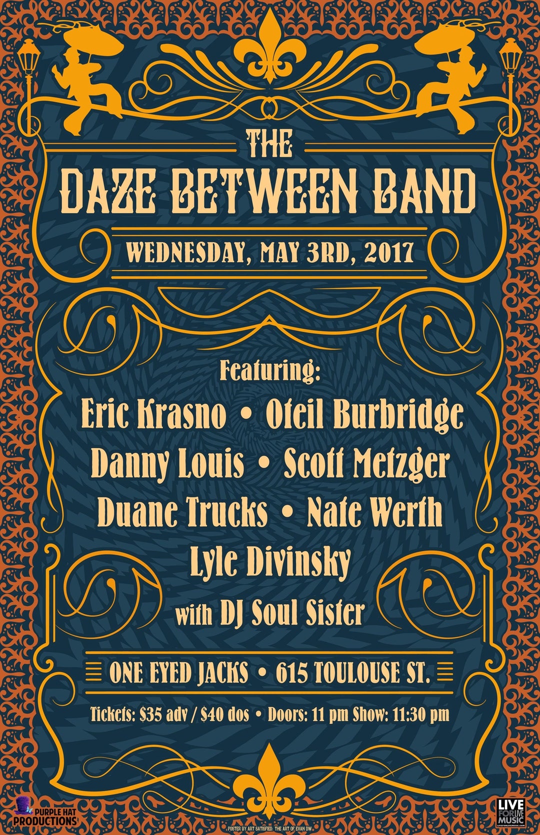 Daze Between Band 2017 Poster - Etsy